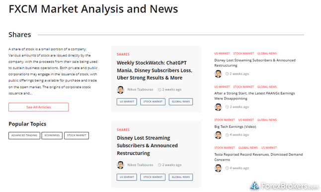 FXCM Review: Key Findings for 2023 - ForexBrokers.com